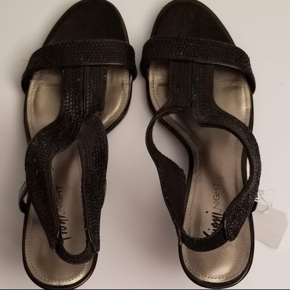 FIONI Clothing | Shoes | Fioni Night Womens Black Heels Size 7 2 | Poshmark